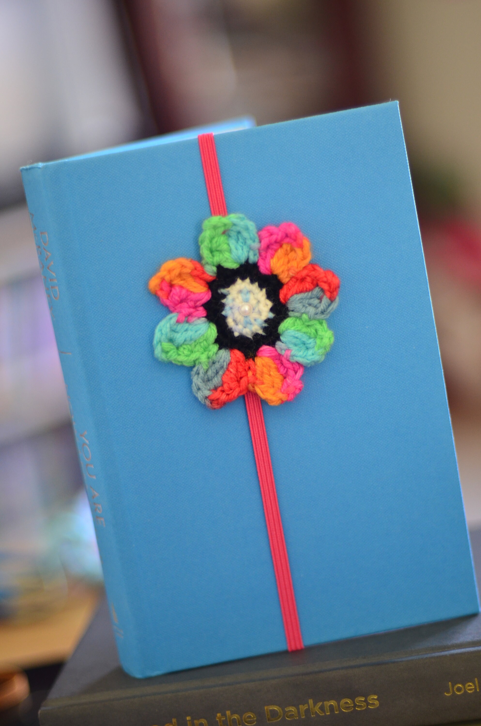 Crochet Flower Stretchable Bookmark Great Gift Idea for Book - Etsy