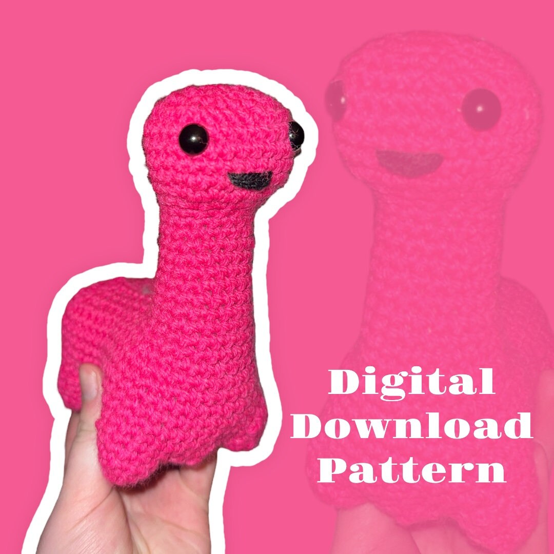 Mino Dino Crochet Pattern - Etsy