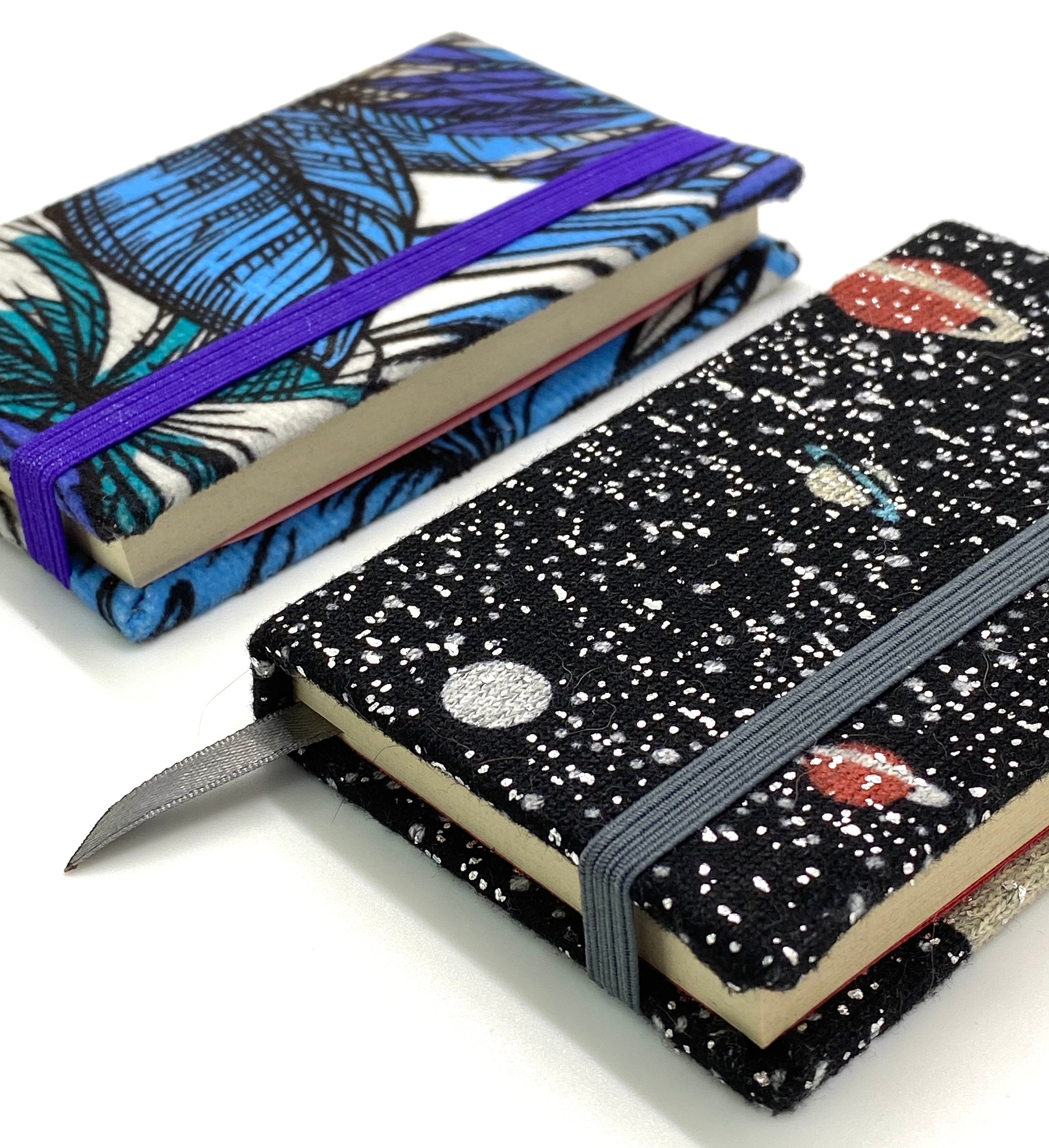 Handmade Notebook Small Notebook Stationery Fabric - Etsy Israel