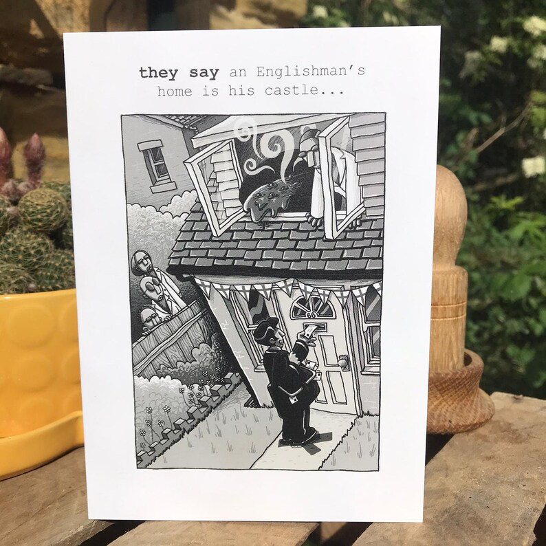 Funny New Home Card / Funny Lockdown Card / They Say an - Etsy