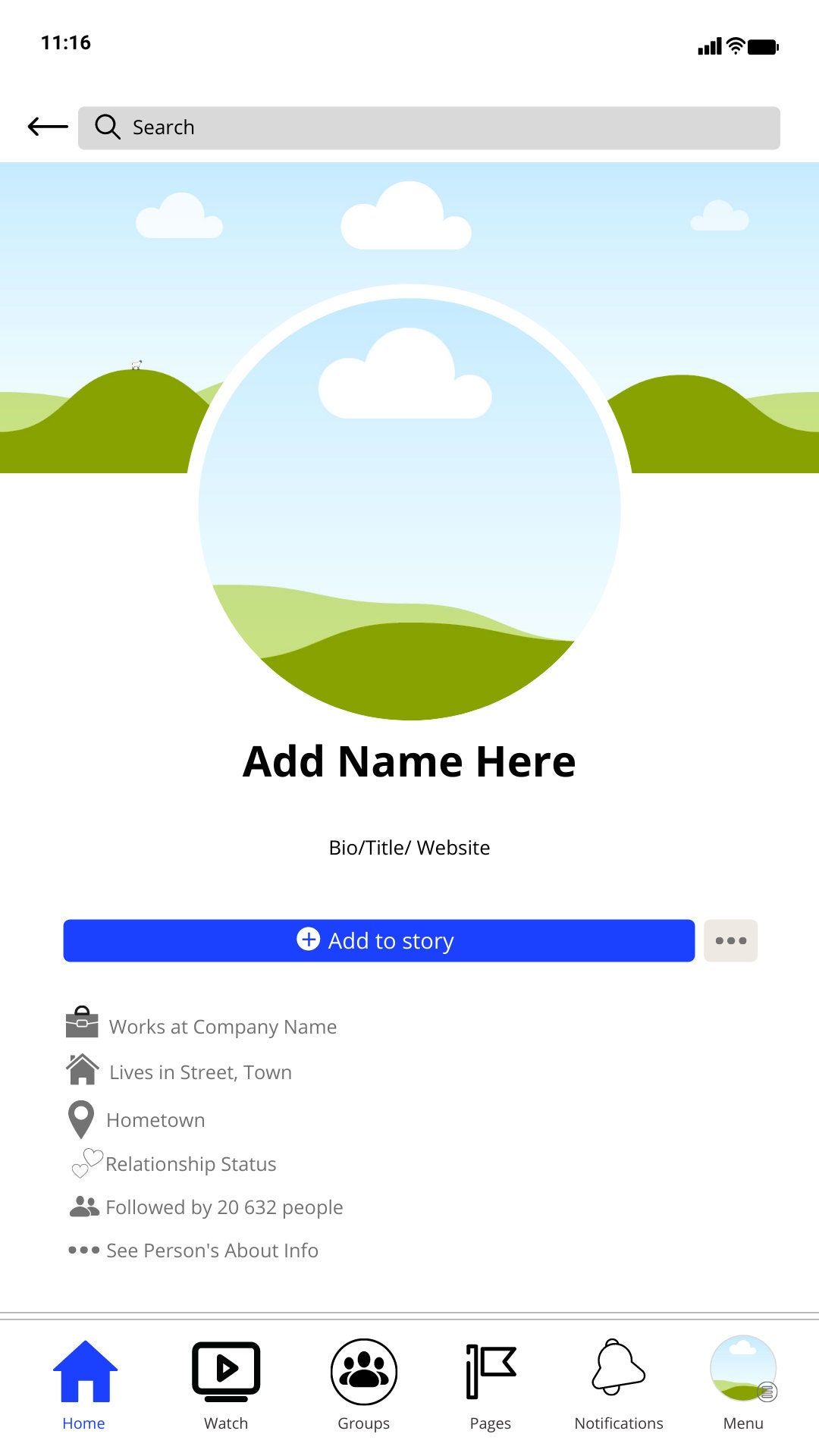 Facebook Mock-up in Canva Customizable Marketing Post Frame Template ...