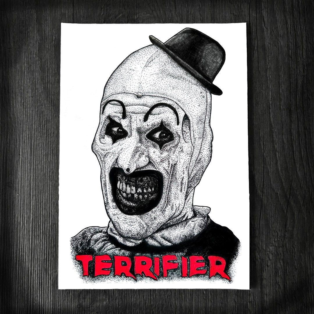 Terrifier Art A5 Print - Etsy