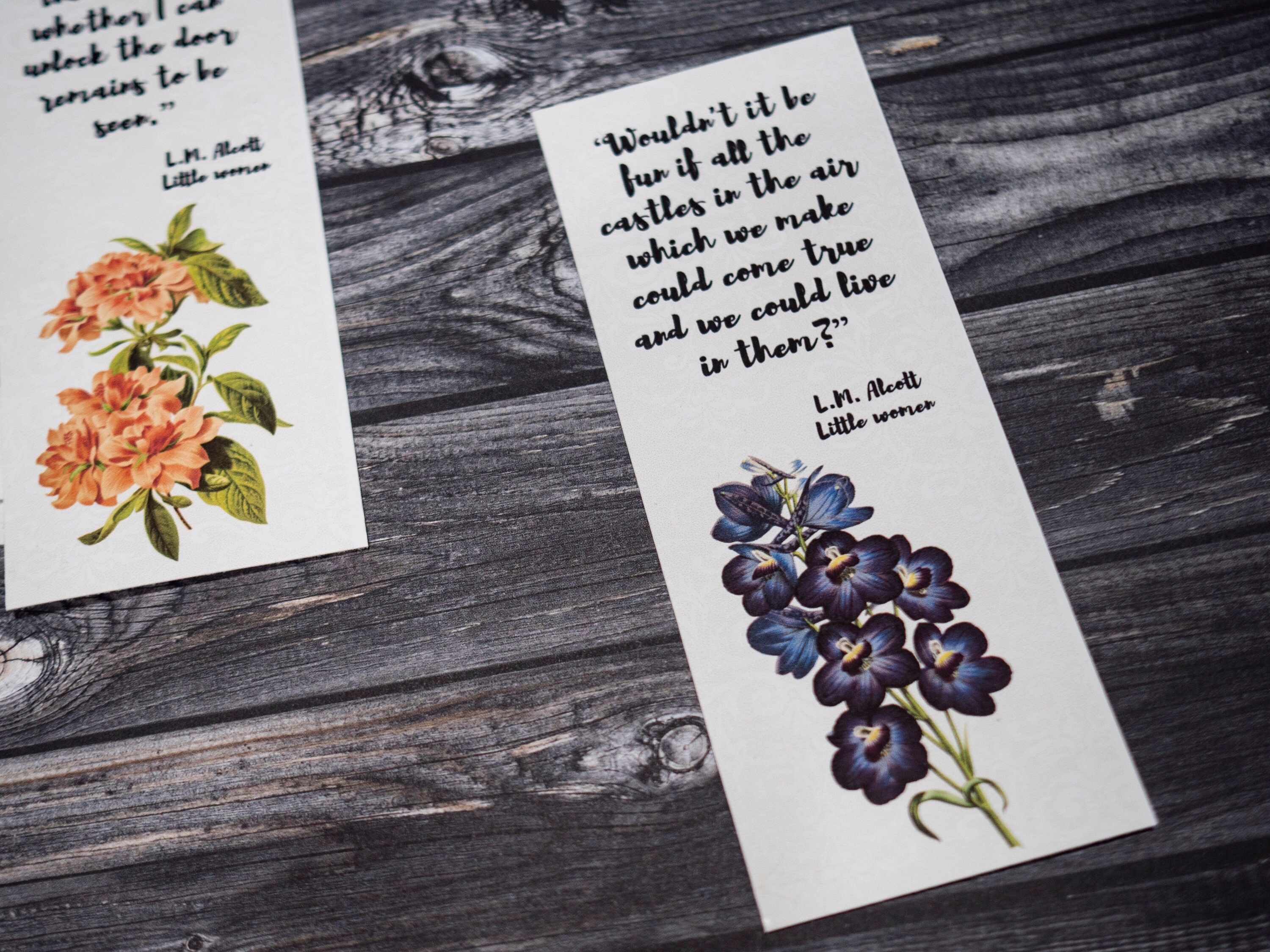Printable Little Women Bookmark Set. Instant Download - Etsy