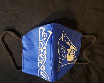 Duke Blue Devils Mask | Etsy