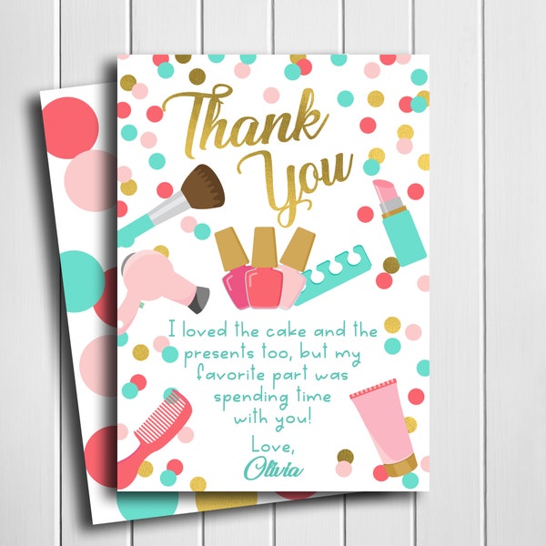 Spa Thank You Cards - Etsy