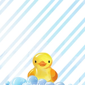 Rubber Duck Invitation Rubber Ducky Birthday Invitation - Etsy