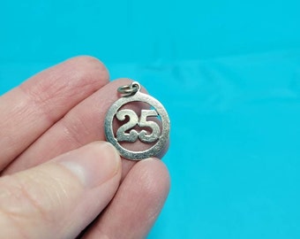25th Birthday Charm | Etsy