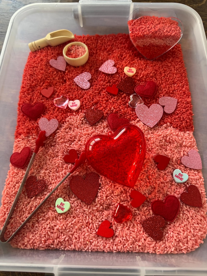Valentine’s Sensory Bin - Etsy