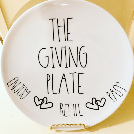 The Giving Plate | Etsy