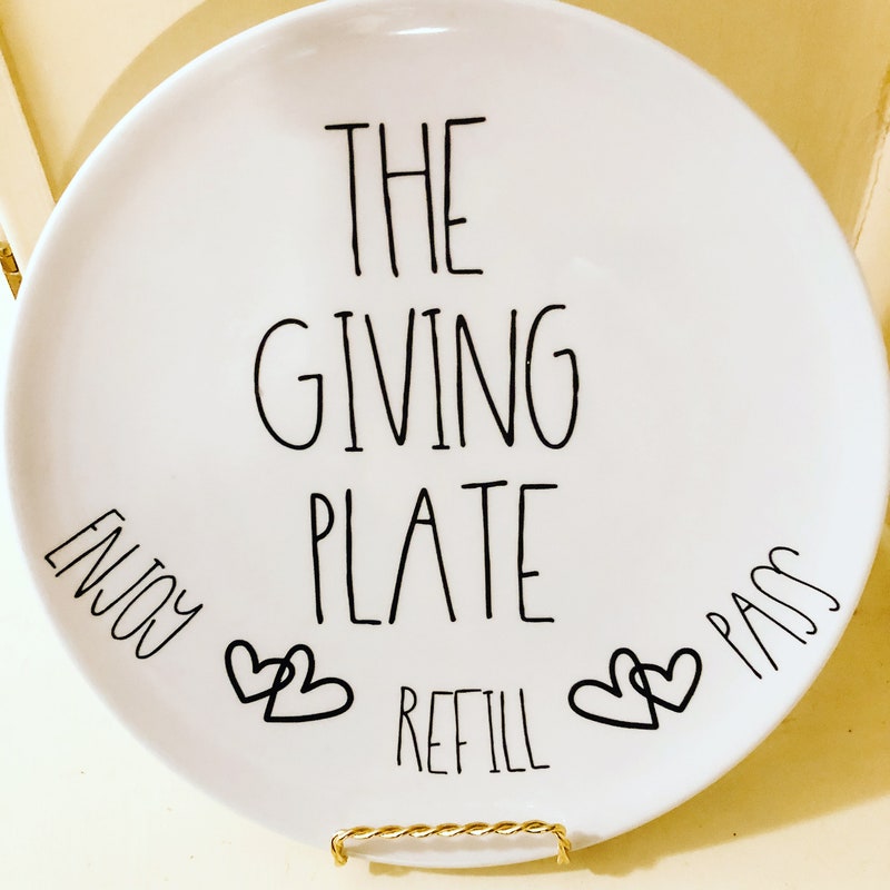 Giving Plate - Etsy