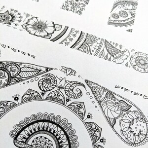 Intricate Pen Drawing With Secret Message - Etsy