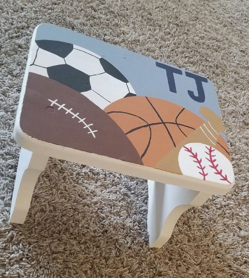 Hand Painted Step Stool - Etsy