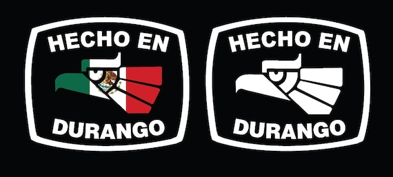 Hecho En Durango Letters Decal Car Window Laptop Vinyl Sticker | Etsy