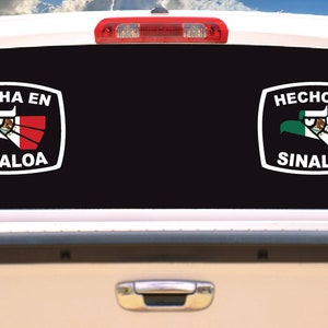 Hecho En Sinaloa Letters Decal Car Window Laptop Vinyl Sticker Mexico ...