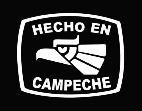 Hecho en Campeche letters Decal Car Window Laptop Vinyl | Etsy