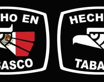 Hecho En Veracruz Letters Decal Car Window Laptop Vinyl | Etsy