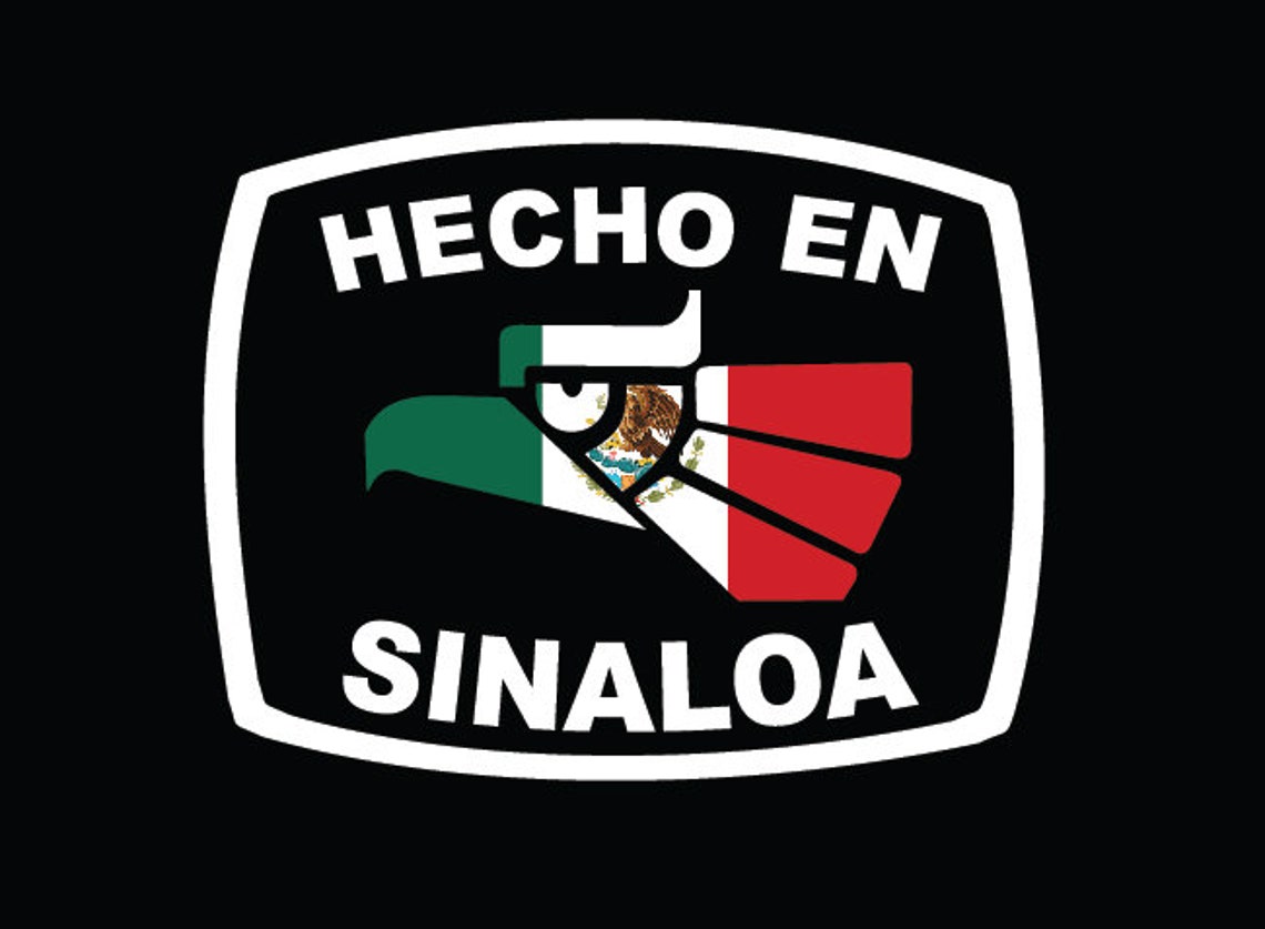 Hecho En Sinaloa Letters Decal Car Window Laptop Vinyl Sticker Mexico ...