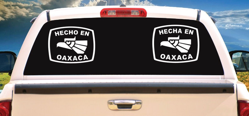 Hecho En Oaxaca Letters Decal Car Window Laptop Vinyl Sticker - Etsy