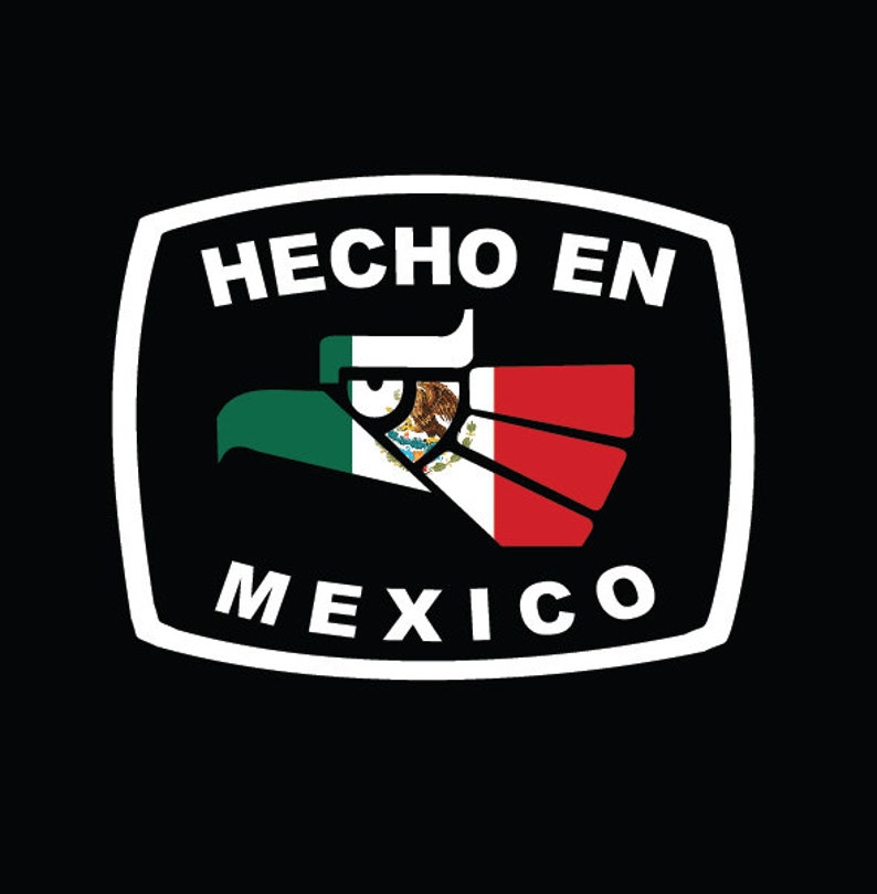 Hecho En Mexico Letters Decal Car Window Laptop Vinyl Sticker Mexico MX MEX. - Etsy