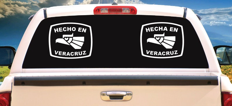 Hecho En Veracruz Letters Decal Car Window Laptop Vinyl - Etsy