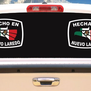 Hecho En Nuevo Laredo Letters Decal Car Window Laptop Vinyl Sticker Mexico MX NLD. - Etsy