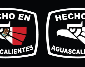 Aguascalientes AGS Sticker Vinyl Decal - Etsy