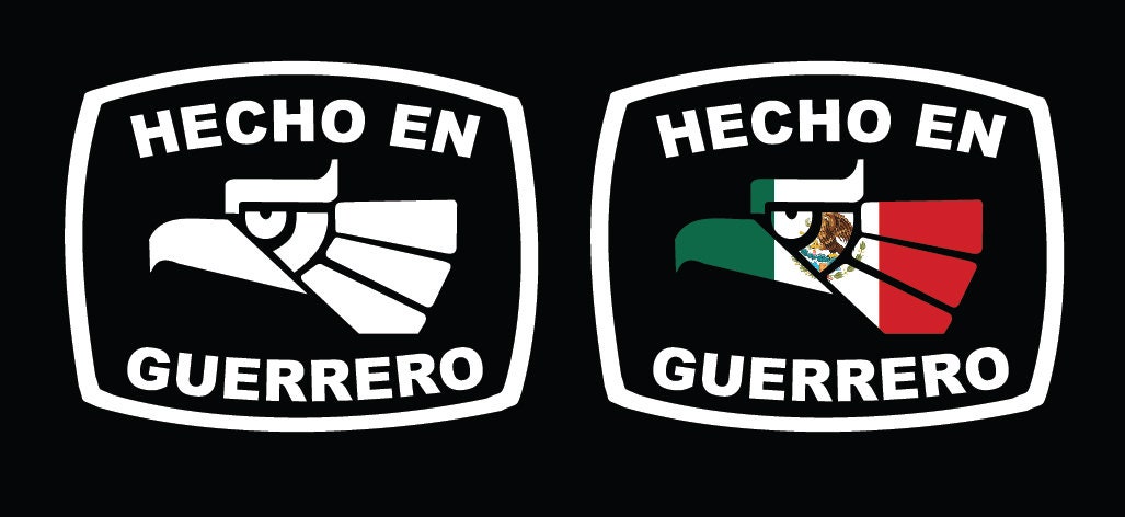 Hecho En Guerrero Letters Decal Car Window Laptop Vinyl Sticker Mexico ...