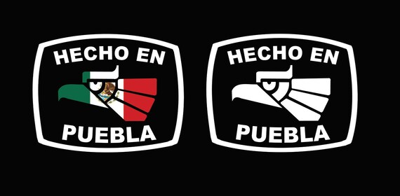 Hecho En Puebla Letters Decal Car Window Laptop Vinyl Sticker | Etsy