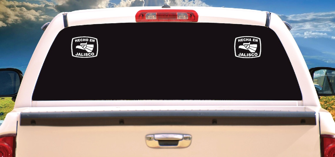 Hecho En Monterrey Letters Decal Car Window Laptop Vinyl Sticker Mexico ...