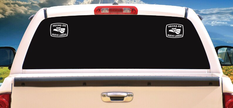Hecho En Nuevo Laredo Letters Decal Car Window Laptop Vinyl Sticker Mexico MX NLD. - Etsy