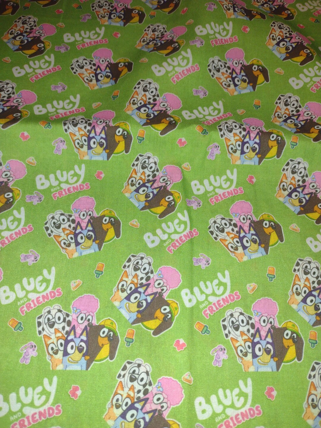 Bluey Fabric See Description - Etsy