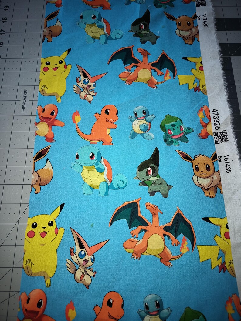 Pokemon Eevee Charizard Squirtle What Was Fabric See Description More ...