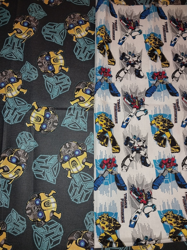 Transformers 100% Cotton Remnants New Sizes Added 2/20 - Etsy