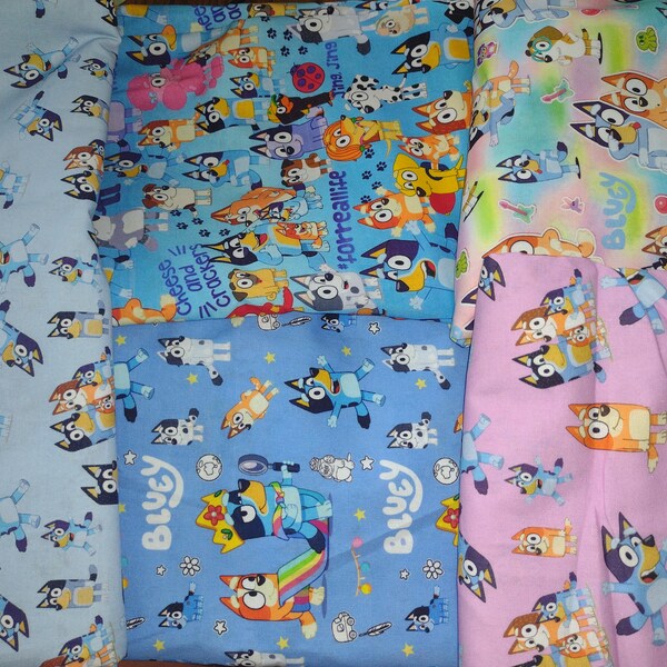 Bluey Fabric by the Yard - Etsy