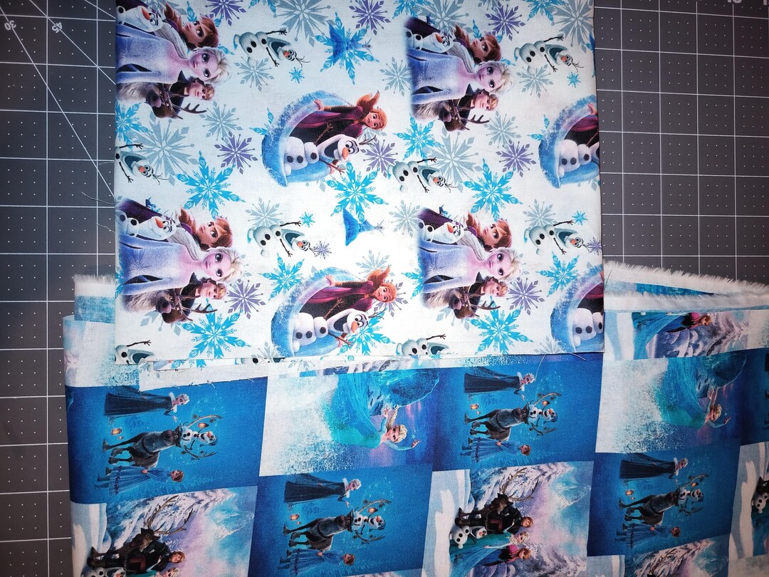 Frozen Fabric Elsa and Anna Fabric Olaf Fabric Different Patterns and ...