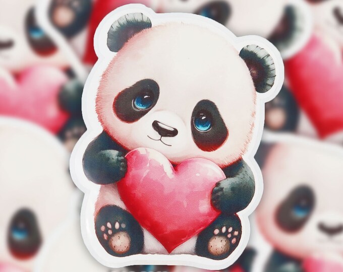 Panda Bear Samurai Warrior Sticker Funny Panda Ninja Boys Stickers Kids ...