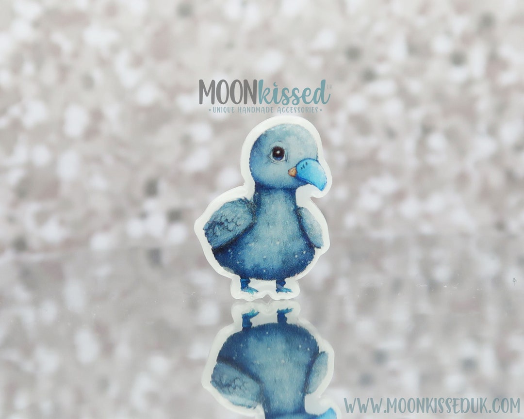 Cute Dodo Bird Pin, Bird Badge, Dodo Chick Brooch, Silver Tone Bird ...