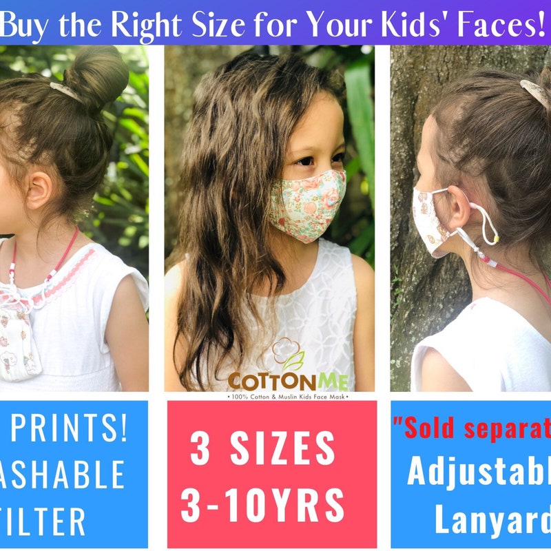 Kids Face Mask - Etsy