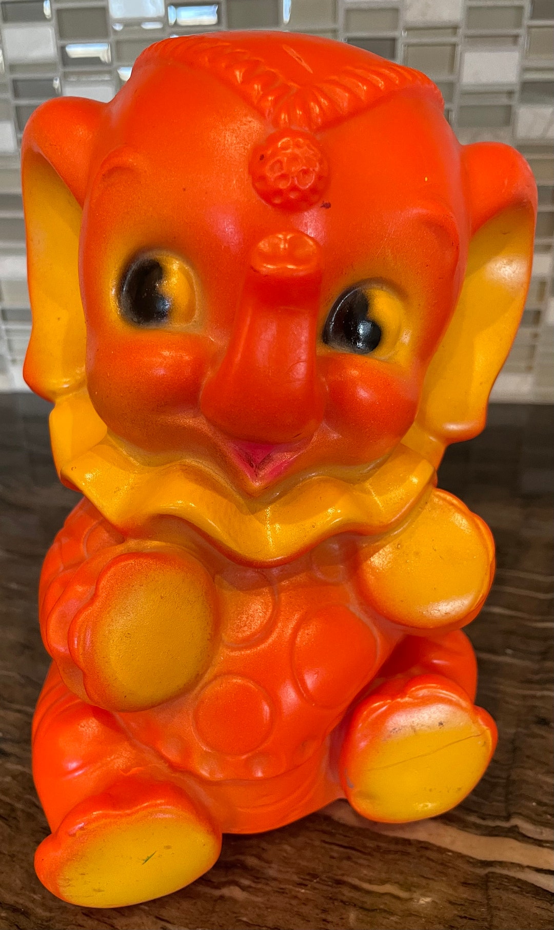 1969 Dreamland Creations 60s Kitsch Rubber Elephant Piggy - Etsy