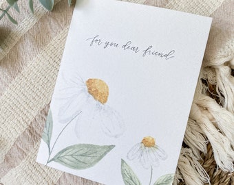 Daisy Congratulations Card - Etsy