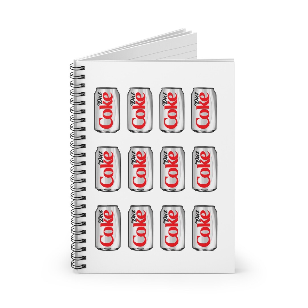 Diet Coke Spiral Notebook - Ruled Line - Gift - Etsy