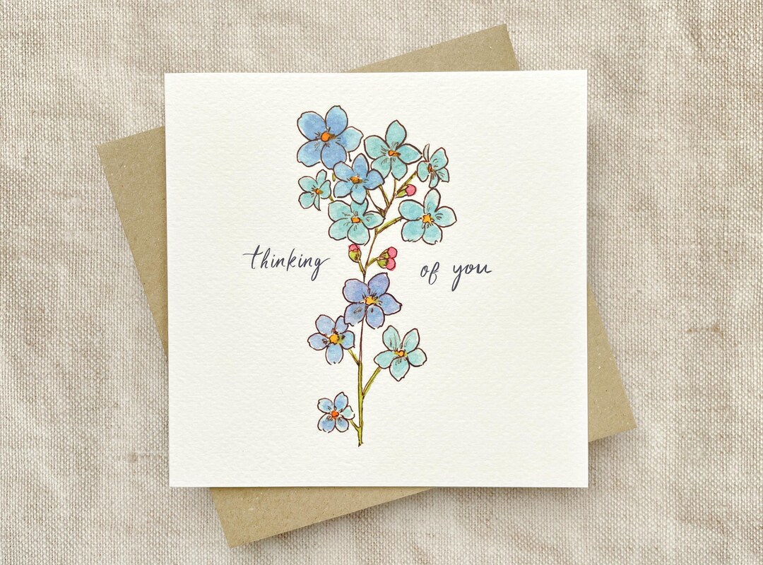 Forget Me Not Card | Sympathy Cards | Thinking of You Cards ...