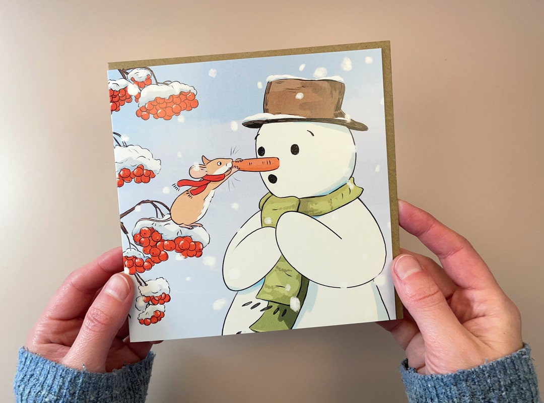 Nibble Christmas Card | Xmas Cards | Christmas Cards | Mice Card | Cute ...