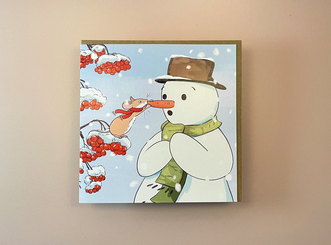 Nibble Christmas Card | Xmas Cards | Christmas Cards | Mice Card | Cute ...