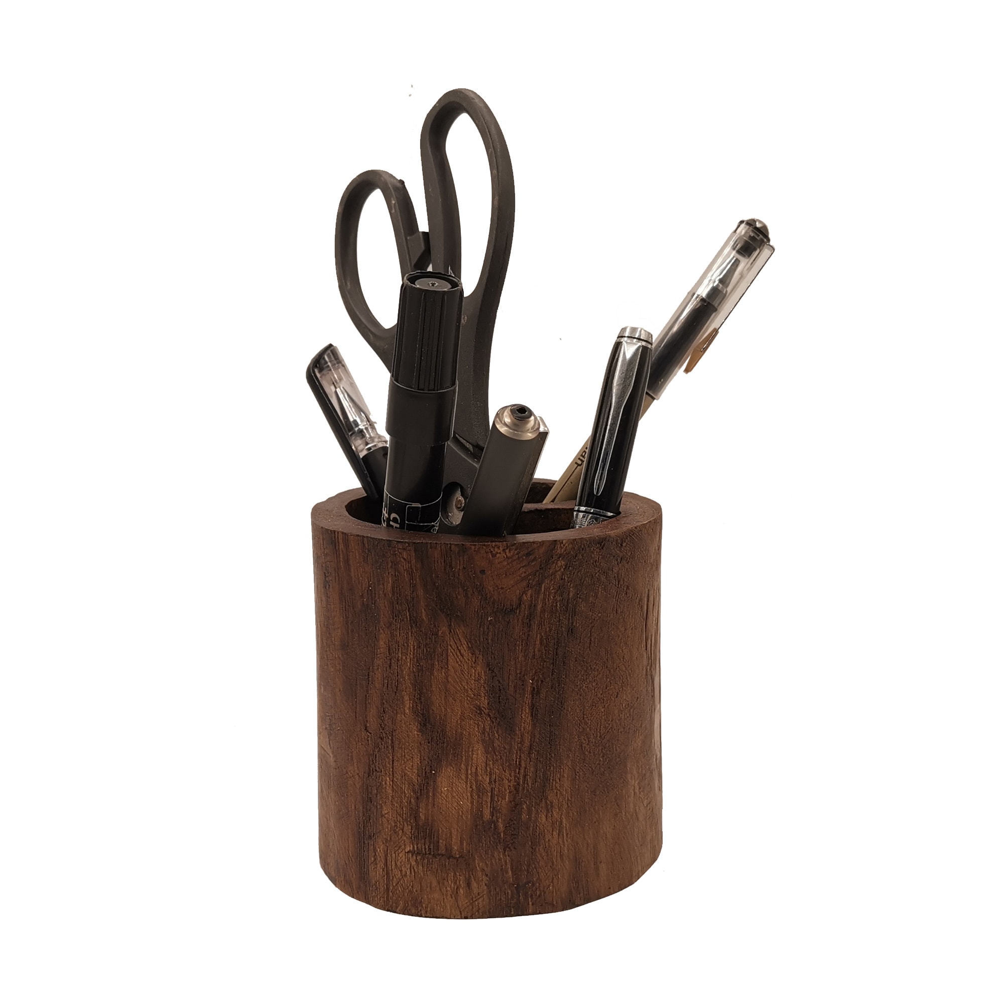 Handmade Vintage Wood Pen Holder for Desk Rustic Pencil - Etsy