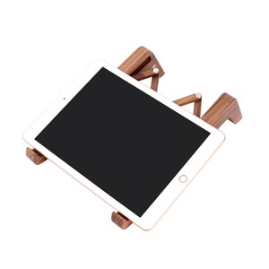 Folding Walnut Wood Laptop Stand Portable Wooden Laptop Stand - Etsy Canada