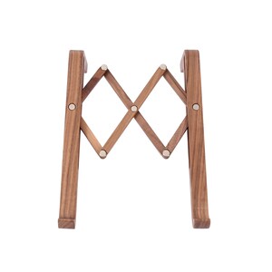 Folding Walnut Wood Laptop Stand Portable Wooden Laptop Stand - Etsy Canada