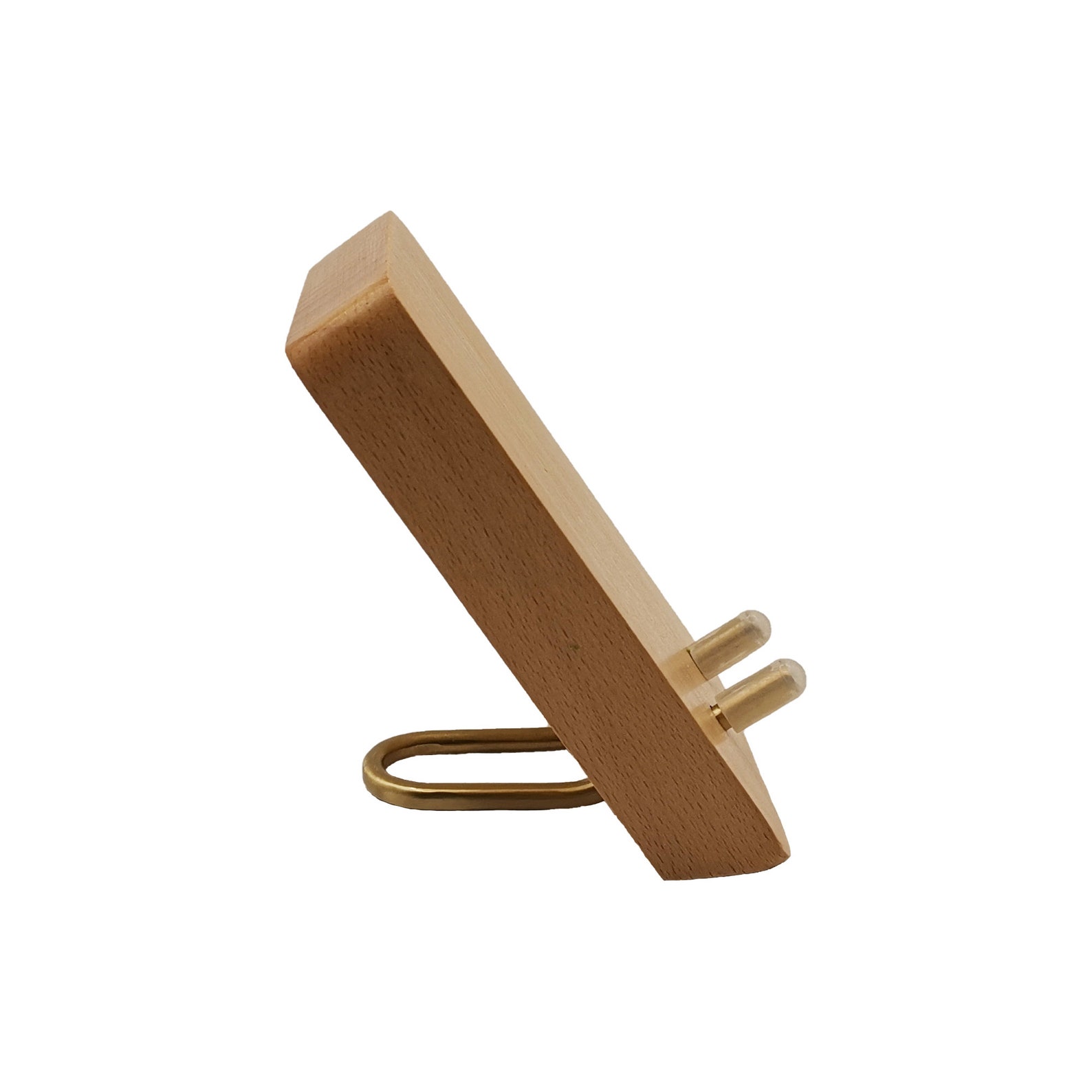 Walnut Wood Phone Stand for Desk Beech Wood Cell Phone - Etsy