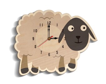 Sheep Clock - Etsy