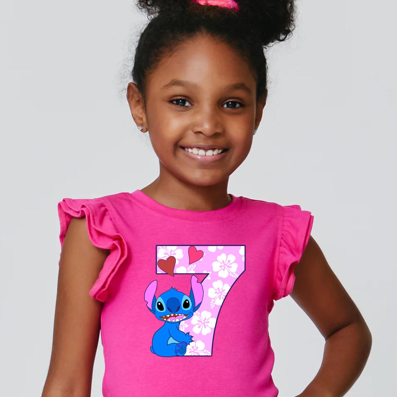 Stitch Birthday Age 7 PNG Instant Download Ready to Print for Shirt ...